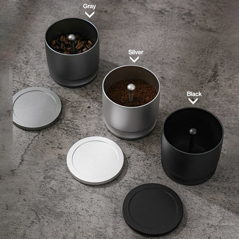 Dosing Rings Press with Lid 58mm Aluminum Alloy Coffee Filter Holder ...