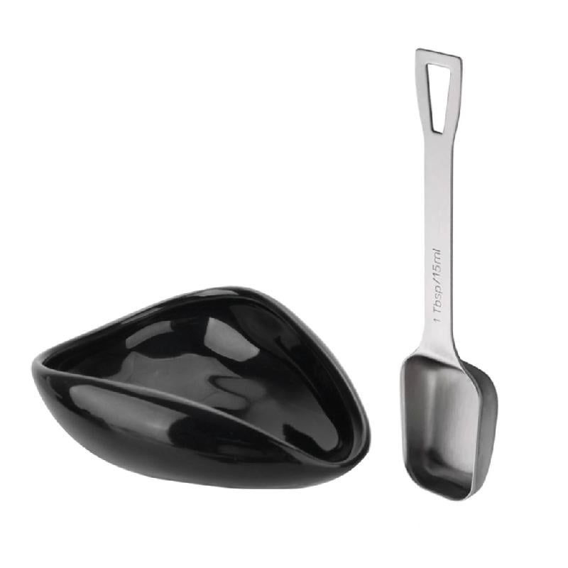 Dosing Tray Measuring Spoons Espresso Coffee Container Coffee Measuring ...