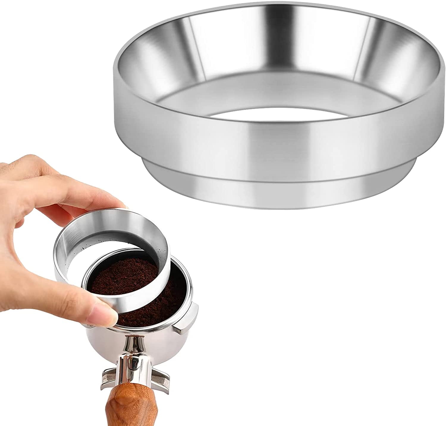 Dosing funnel for espresso machines, 51 mm dosing funnel coffee maker ...