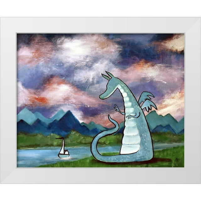 Doss, Andrea 14x12 White Modern Wood Framed Museum Art Print Titled ...