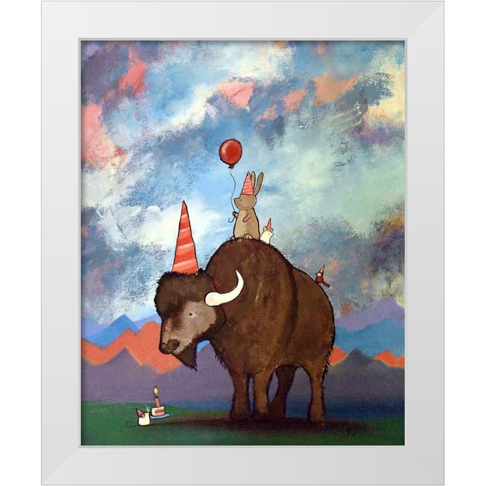 Doss, Andrea 26x32 White Modern Wood Framed Museum Art Print Titled ...