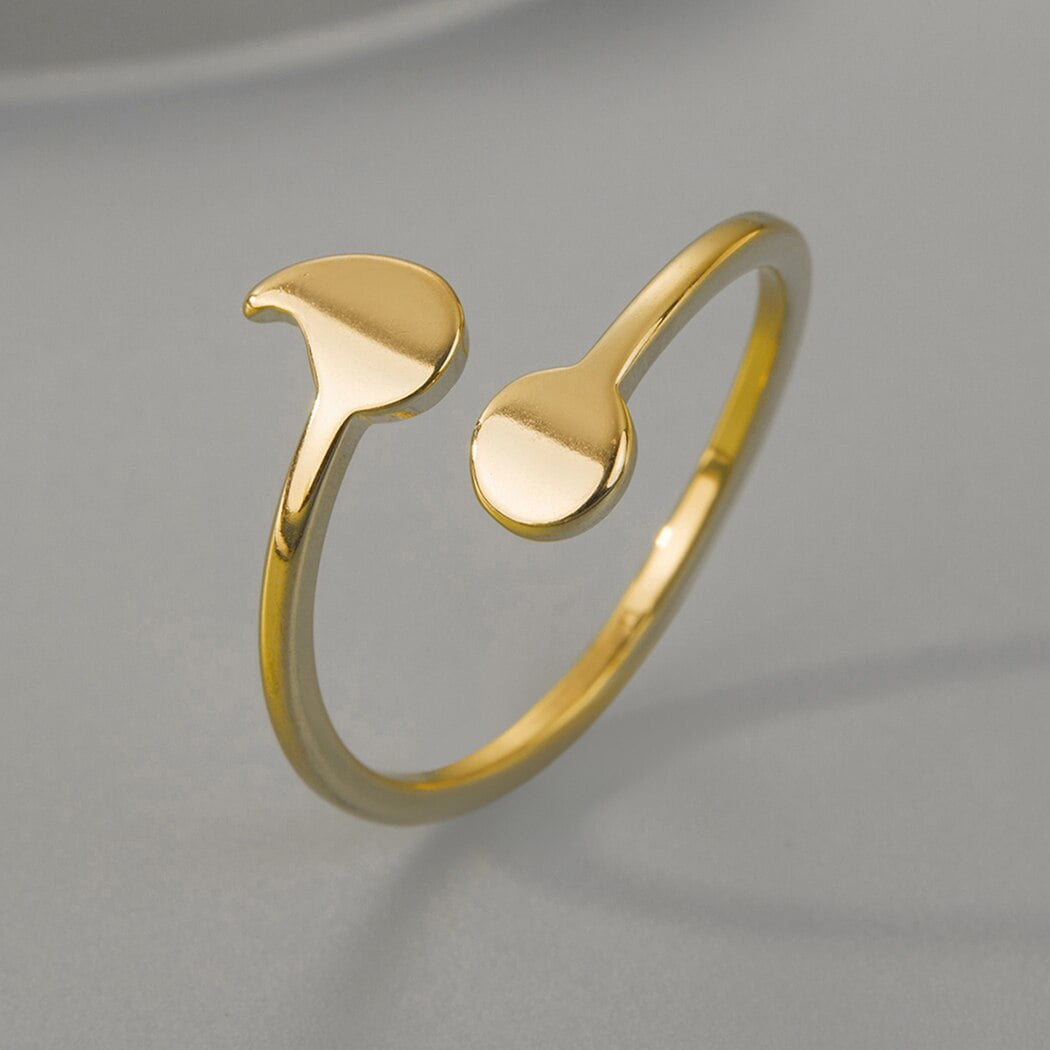 Dot & Comma Ring Mini Dot Stainless Steel Ring Semicolon Minimalist ...