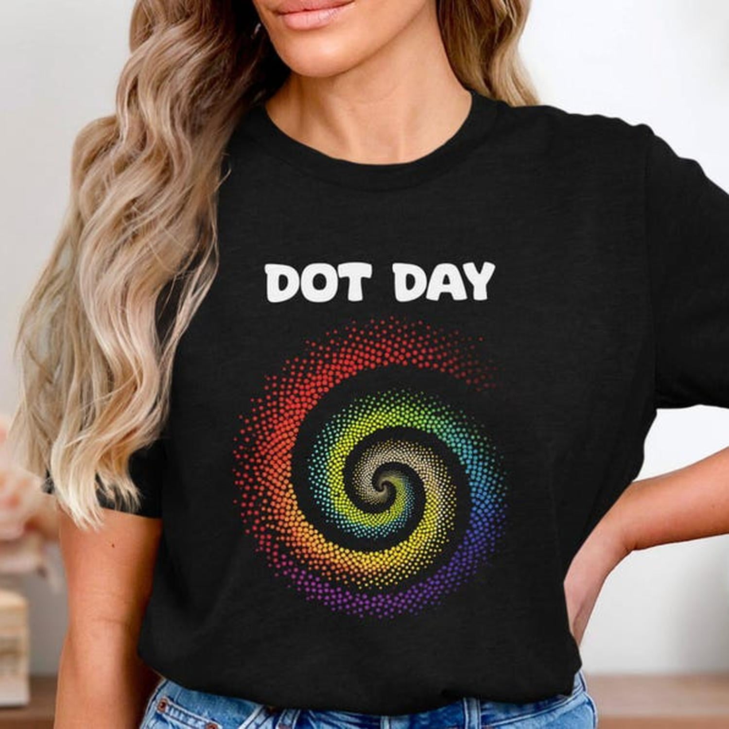 Dot Dapiral S1Hirt, RainB1Ow Dotted Swi T S1Hirt, International Dot Day ...