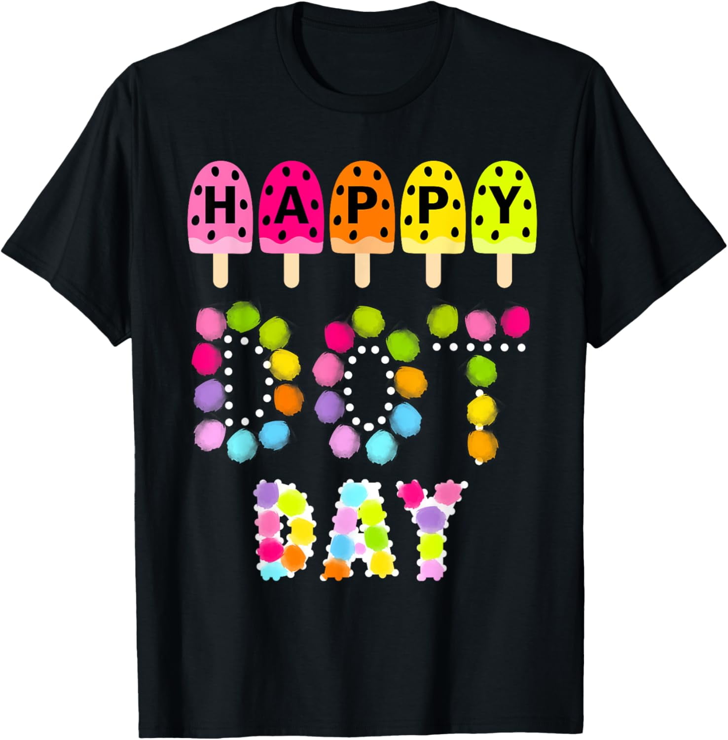 Dot Day 2024 Colorful Polka Dot Day Kids Boys Girls Dot Day T-Shirt ...