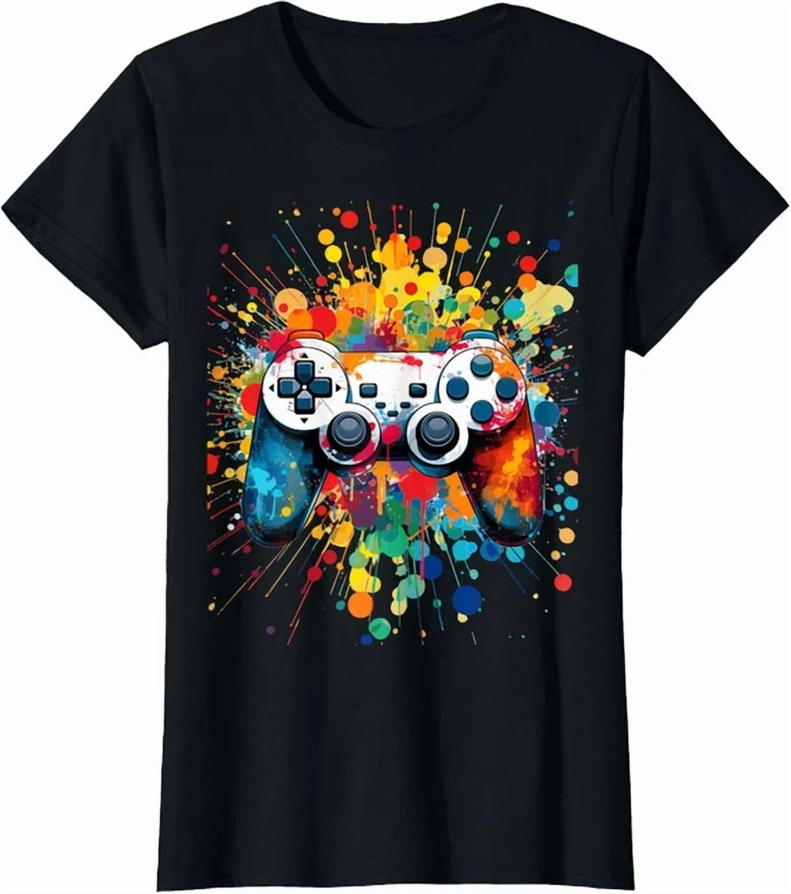 Dot Day Celebration Colorful Gaming Graphic T-Shirt - Walmart.com