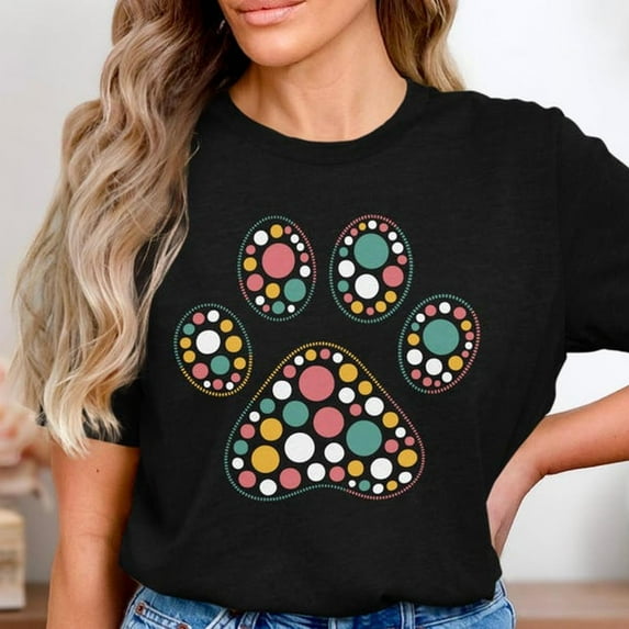 Dot Day Paw Print S1Hirt, International Dot Day T-S1Hirt, Colorful ...