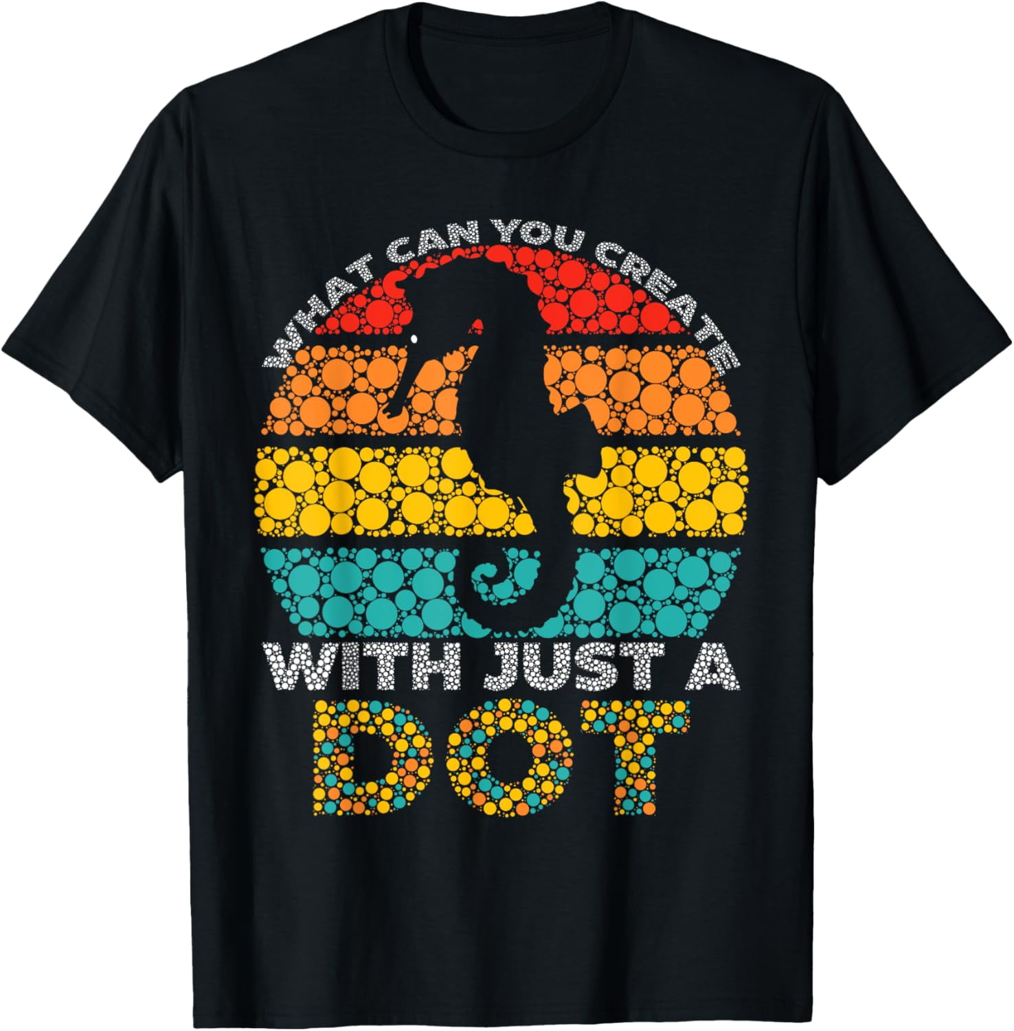 Dot Day What Can You Create With Just A Dot Funny Seahorse T-Shirt ...