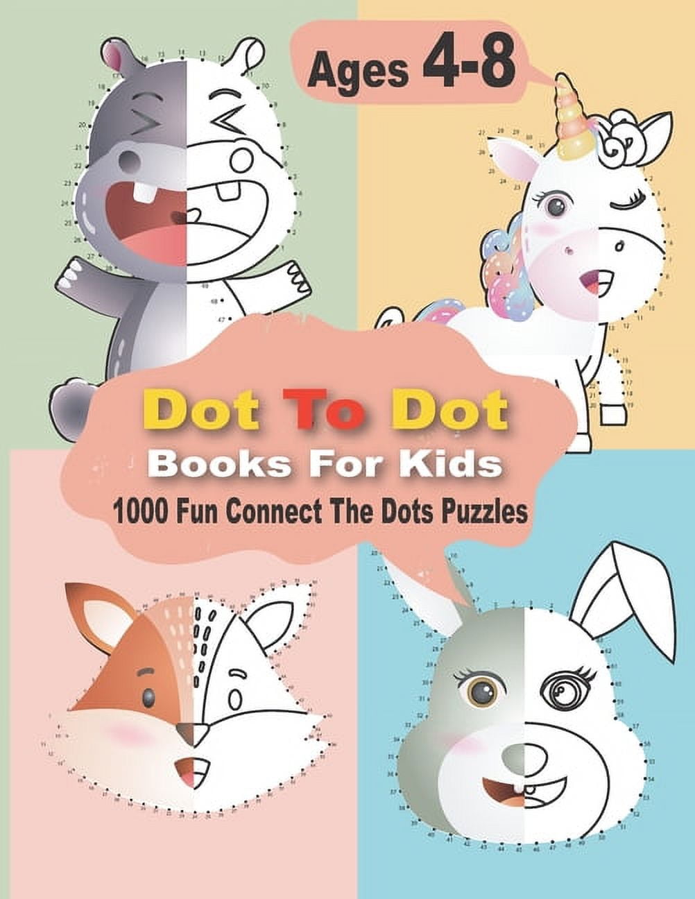 Dot To Dot Books For Kids 1000 Fun Connect The Dots Puzzles: Easy Kids ...