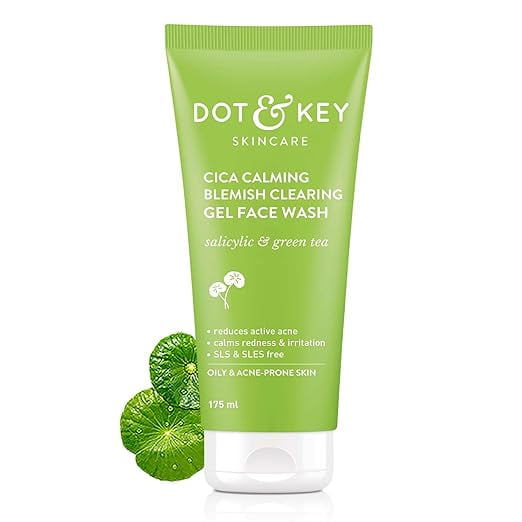 Dot And Key Cica Face Wash For Acne Prone Skin 2 Salicylic Acid Face Wash With Green Tea For