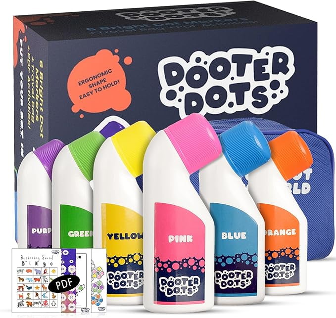 Dot Markers | Bingo Daubers Bright | Washable Art Markers for Toddlers ...