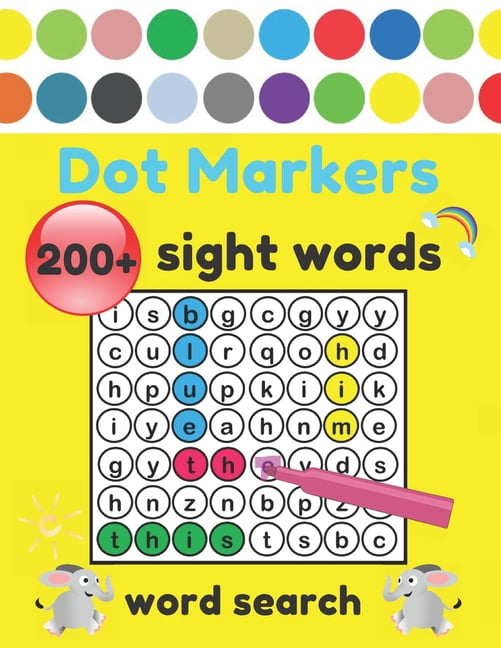 Dot Markers Sight Words Word Search - Walmart.com