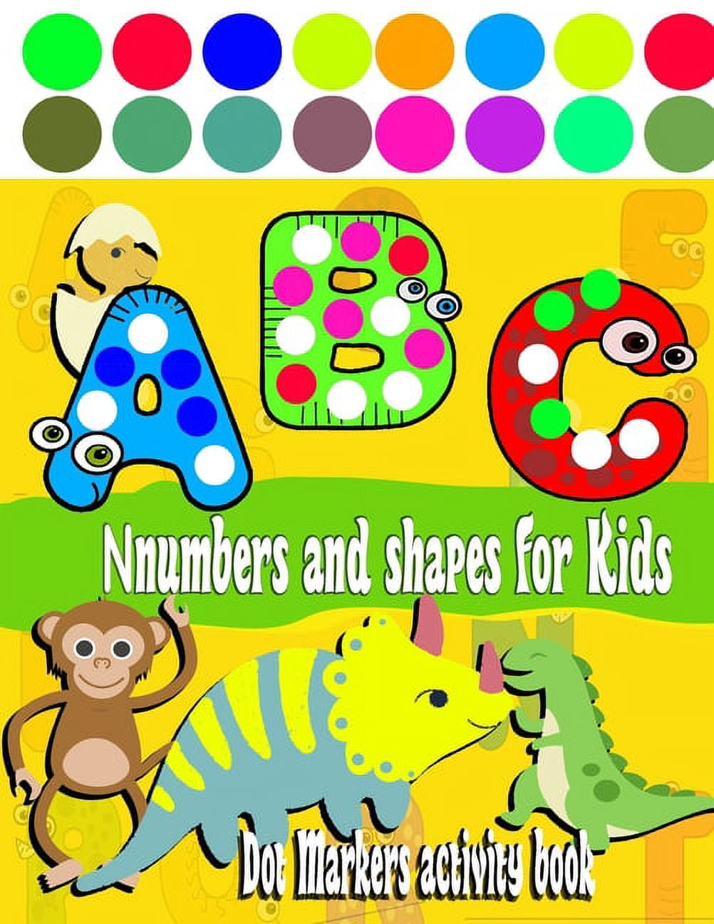 Dot Markers activity book numbers and shapes: Fun Dot Markers Activity ...