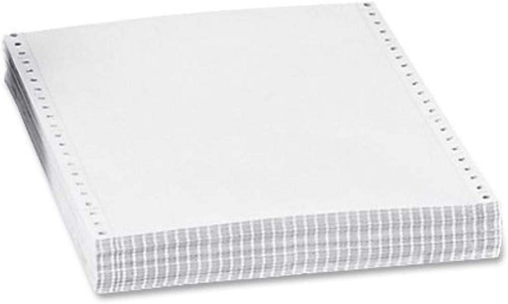 Dot Matrix Print Carbonless Paper, White, 9 1/2 x 11 in. - Walmart.com
