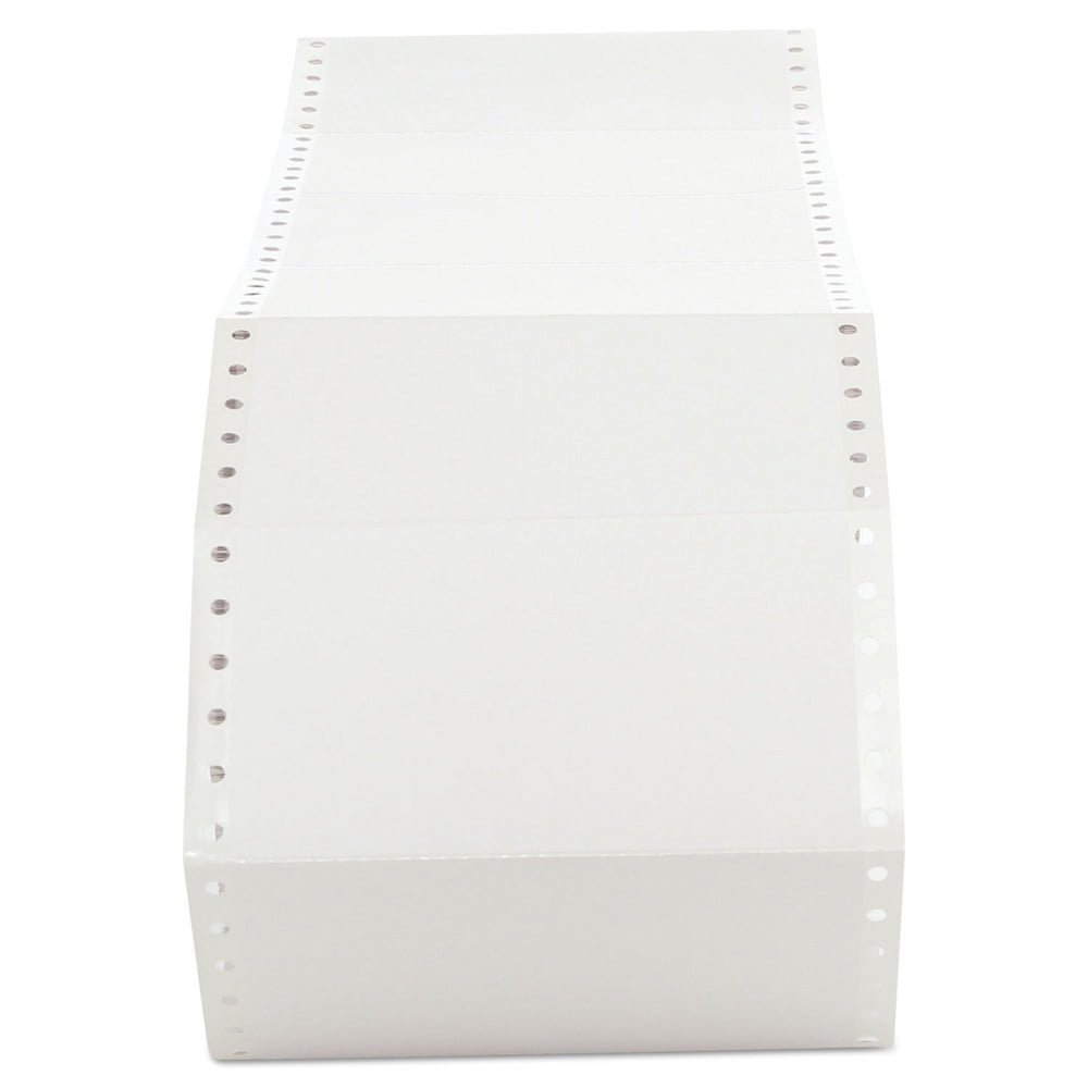 Universal Dot Matrix Printer Labels, Self-Adhesive, 2.94 x 5, White ...