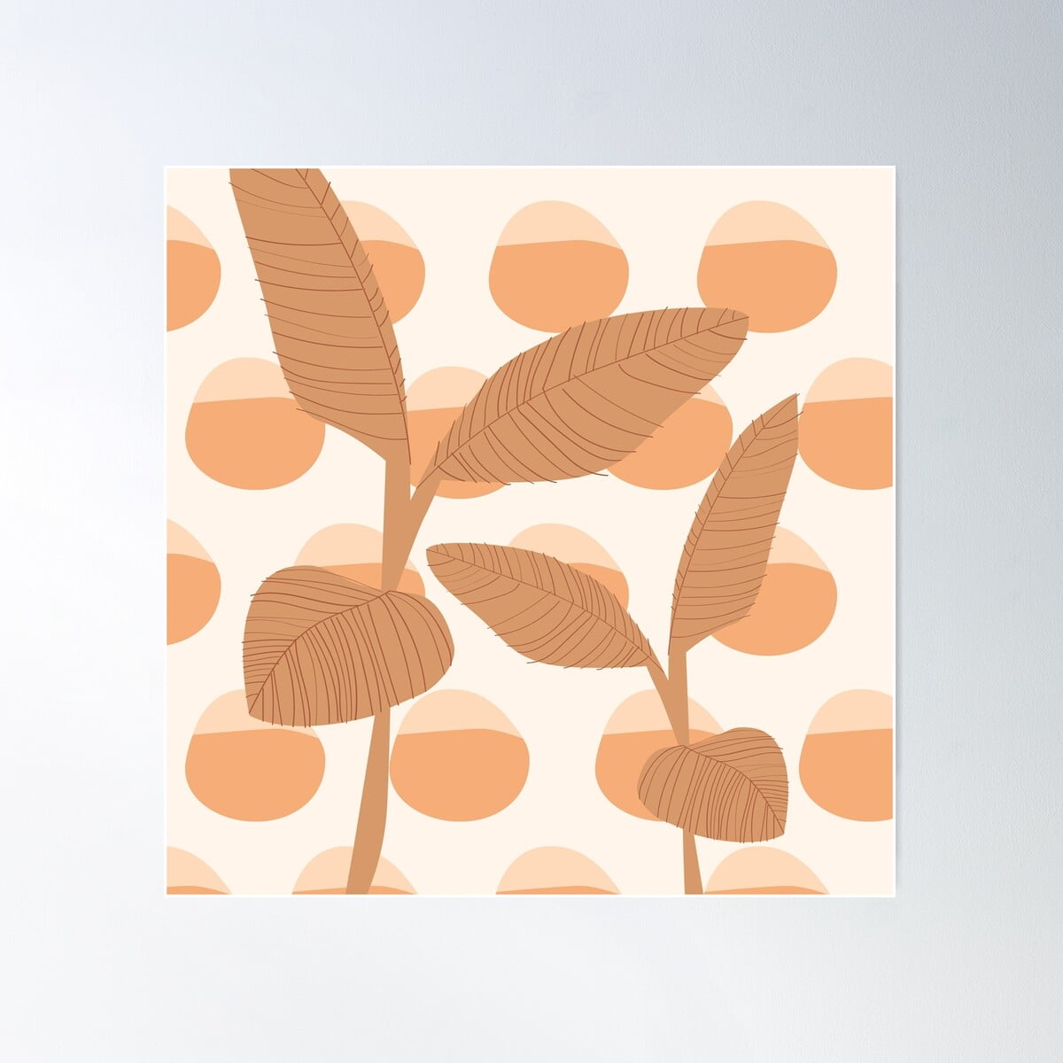 Dot Print Poster Wall Art, Modern Wall Decor For Living Room Bedroom ...