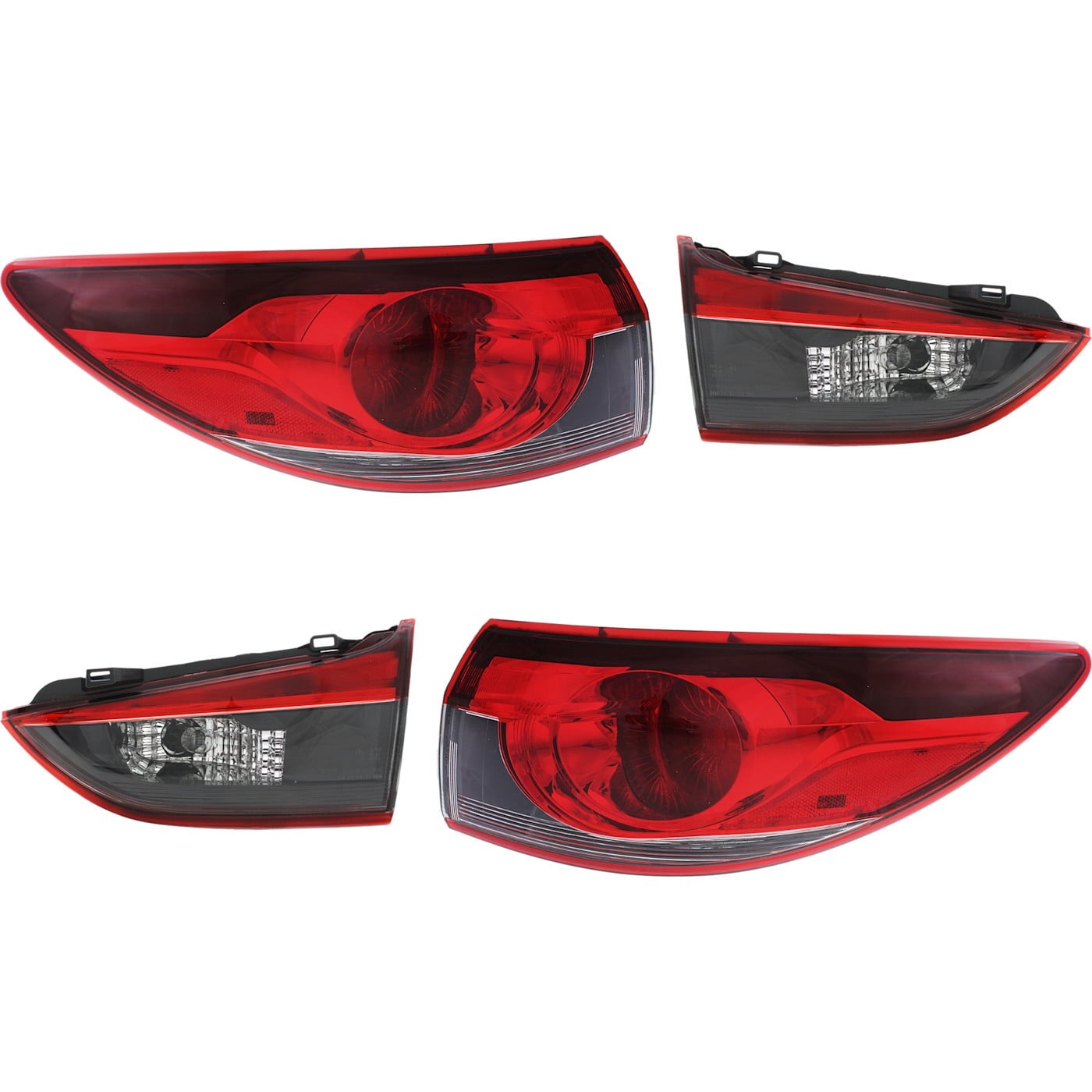 Dot Safety Certified Led Tail Light Set, 2014-2015 for Mazda 6, Lh ...