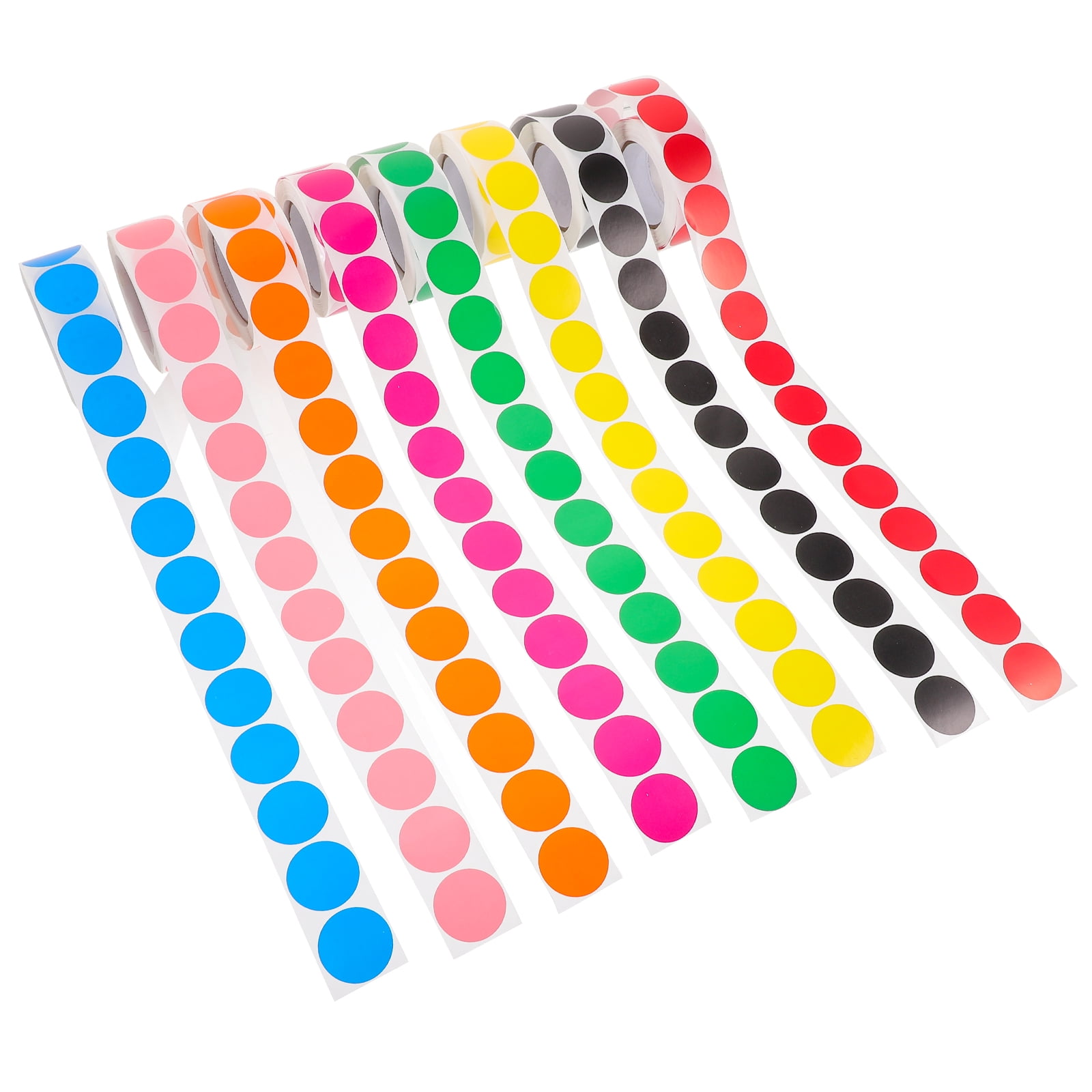 Dot Sealing Sticker Coated Paper Labels Bedroom Organization Color ...