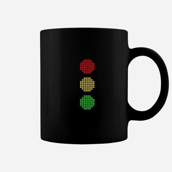 Dot Stoplight Traffic Signal Coffee Mug - Walmart.com