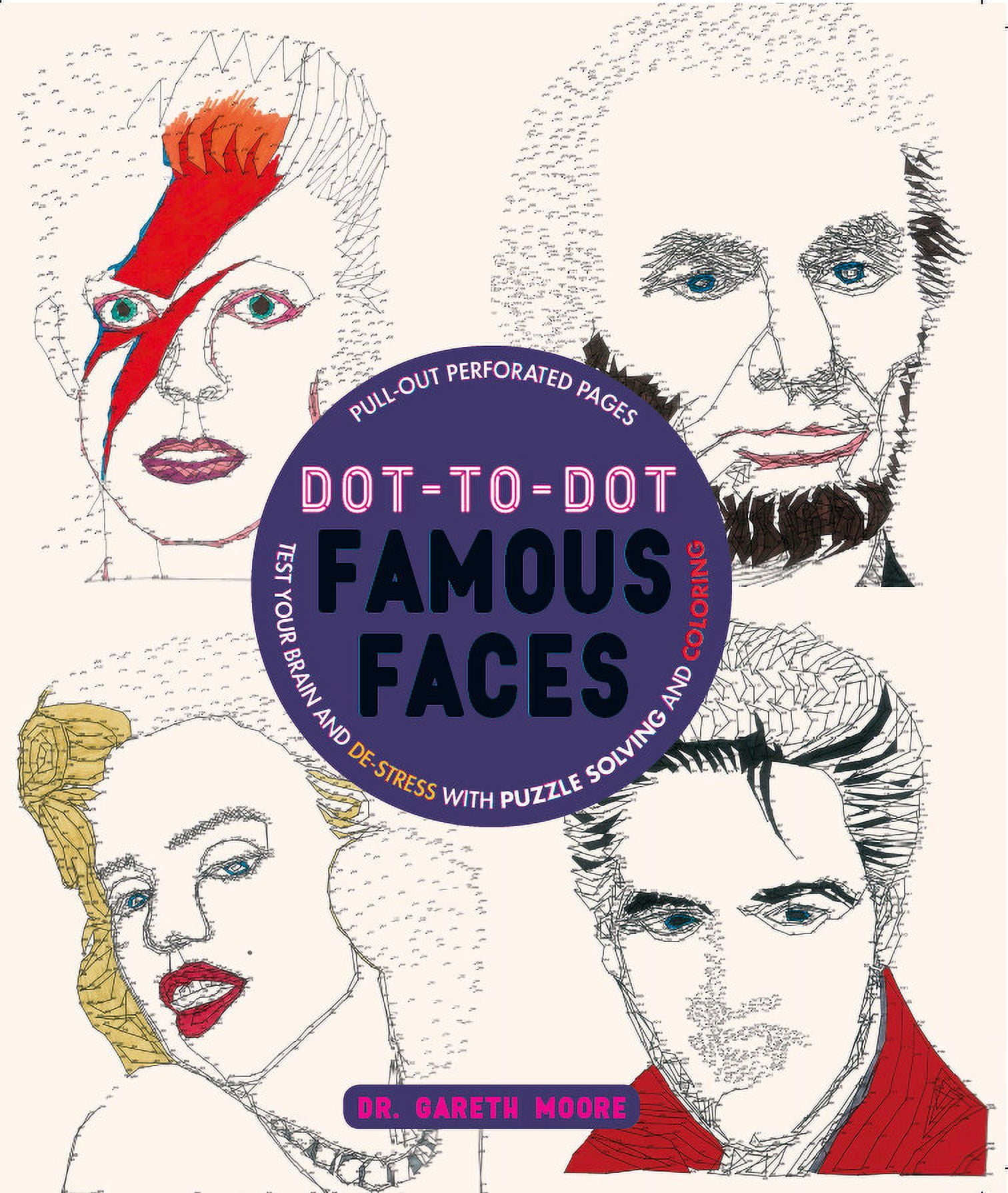 Dot To Dot Famous Faces Activity Book - Walmart.com