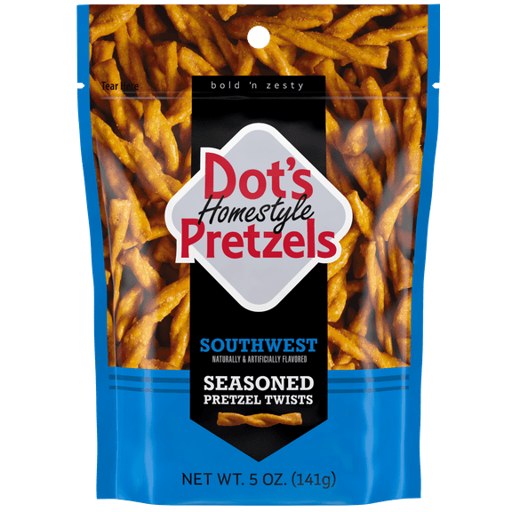 Dot's 10-Pack Homestyle Pretzels, Original Seasoned Twists, Single ...