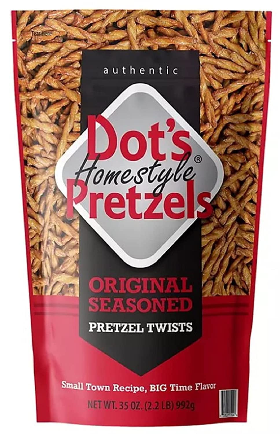 Dot's Pretzels Homestyle Pretzels Original Seasoned (35 oz.) - Walmart.com