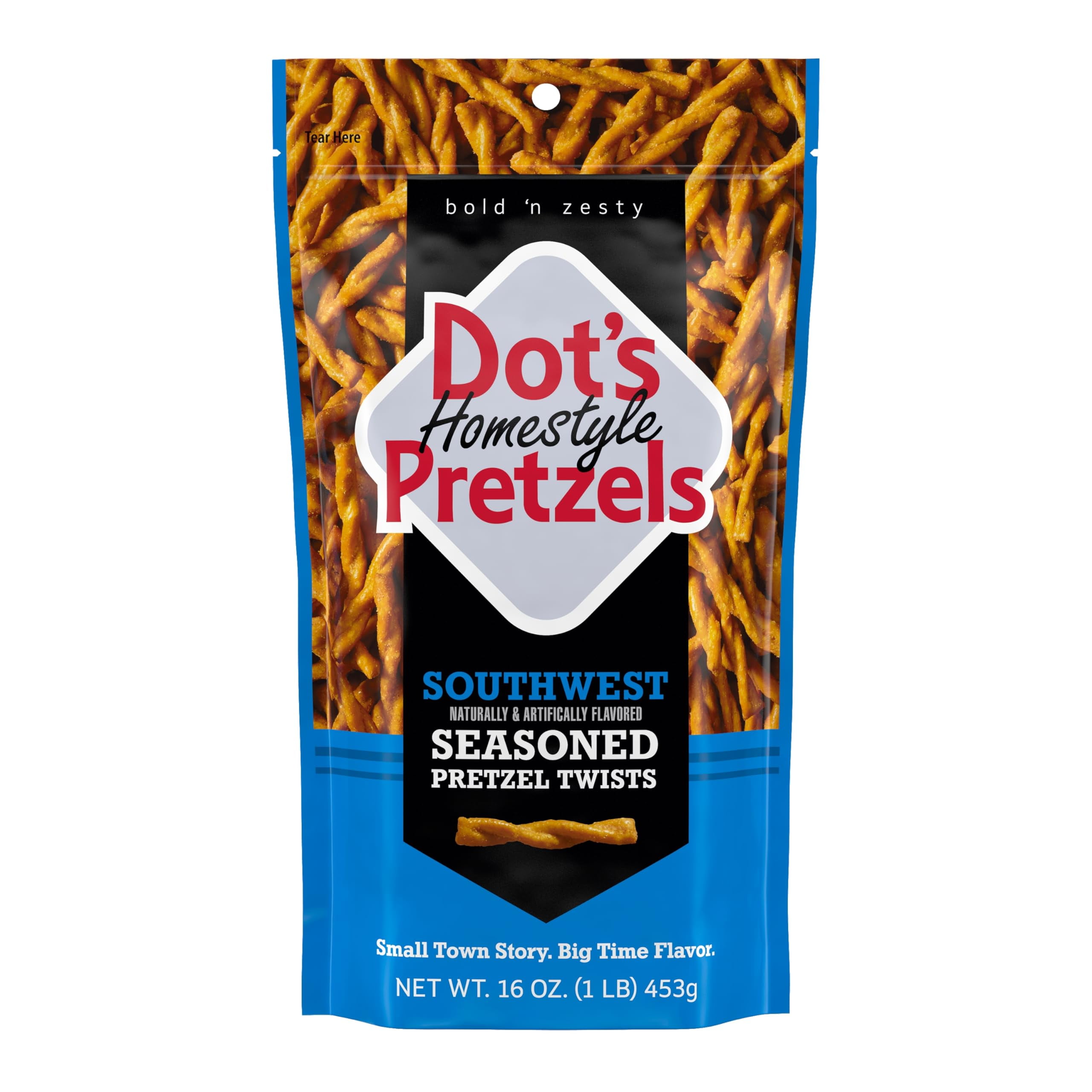 Dot's Pretzels Southwest Seasoned IRF13 Pretzel Twists, Healthy Kids ...