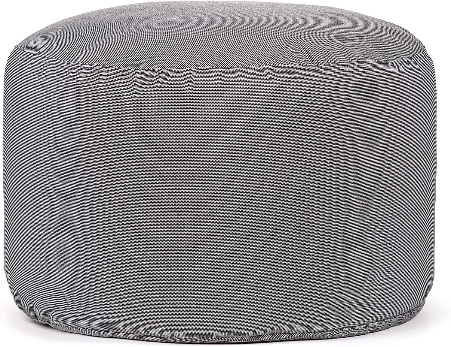 Dotcom Soleil Bean Bag Round Ottoman/Pouf - Waterproof, Fade-Resistant ...