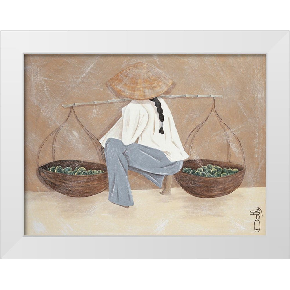 Dothy 14x12 White Modern Wood Framed Museum Art Print Titled - La ...