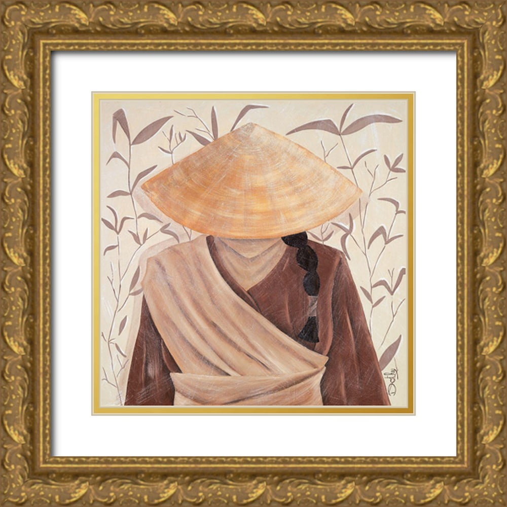 Dothy 26x26 Gold Ornate Wood Framed with Double Matting Museum Art ...