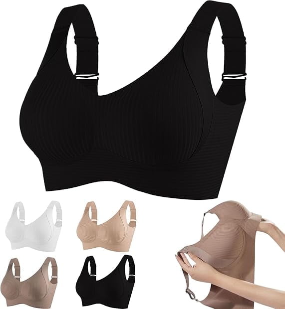 Dotmalls Bras for Older Women, Dotmalls Invisible Lift Bra, Floralshe ...