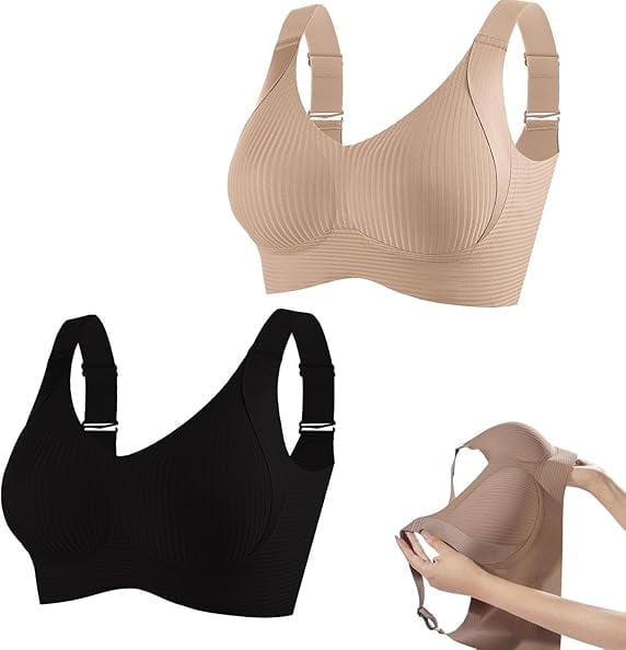 Dotmalls Bras for Older Women, Dotmalls Invisible Lift Bra, Floralshe ...