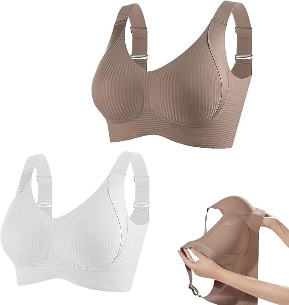 Dotmalls Bras for Older Women, Dotmalls Invisible Lift Bra, Floralshe ...