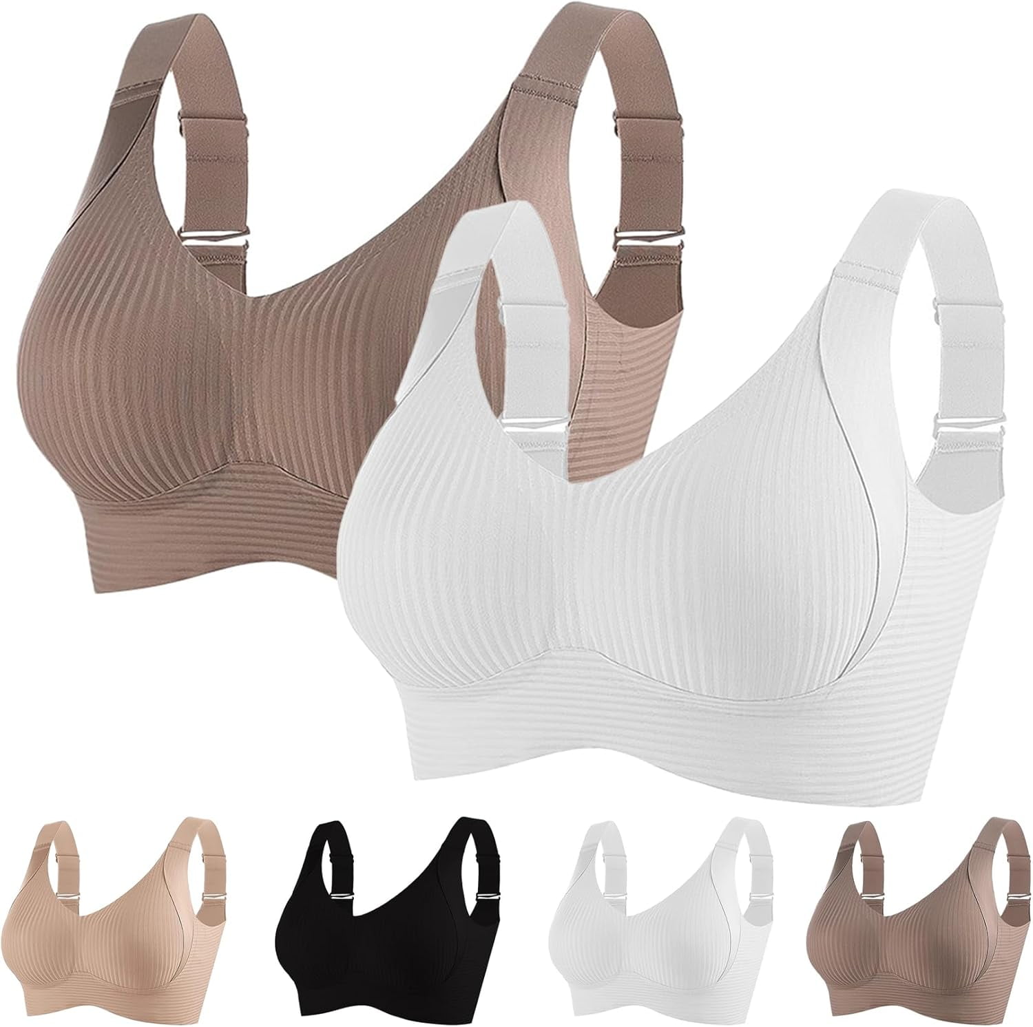Dotmalls Bras for Older Women, Yifare Invisible Lift Bra, Women's Solid ...