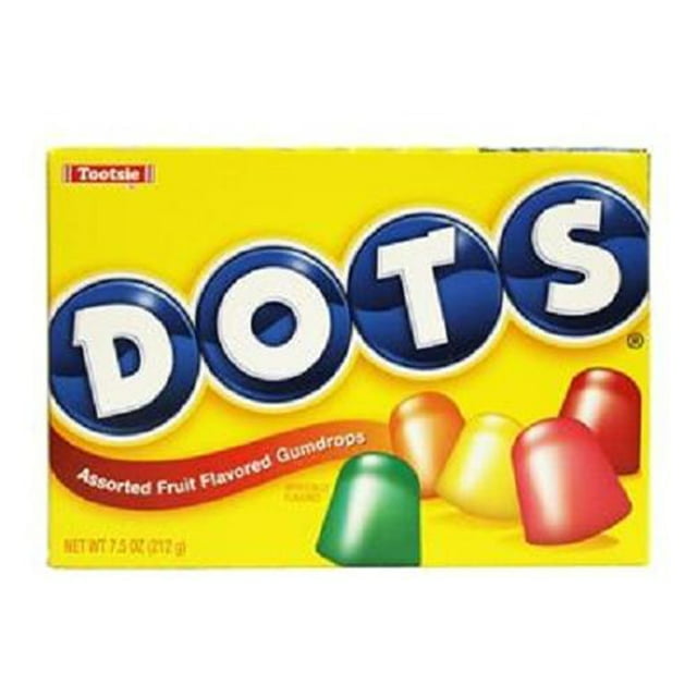 Dots, Assorted Fruit Gum Drops, Count 1 (6.5 oz) - Sugar Candy / Grab ...