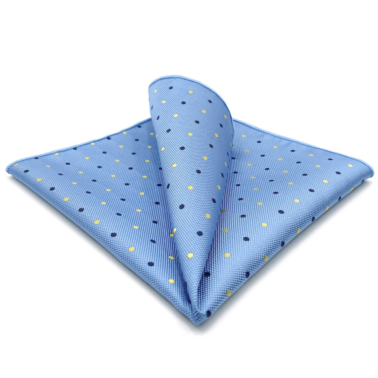 Dots Blue Azure Pocket Square for Suit Mens Handkerchief - Walmart.com