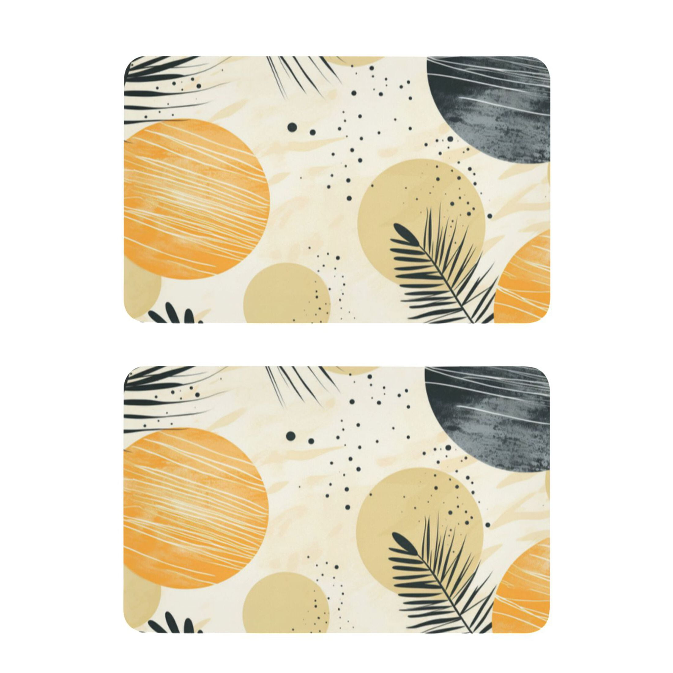 Dots Circles Leaf Refrigerator Magnet Stickers Square Fridge Magnetic ...