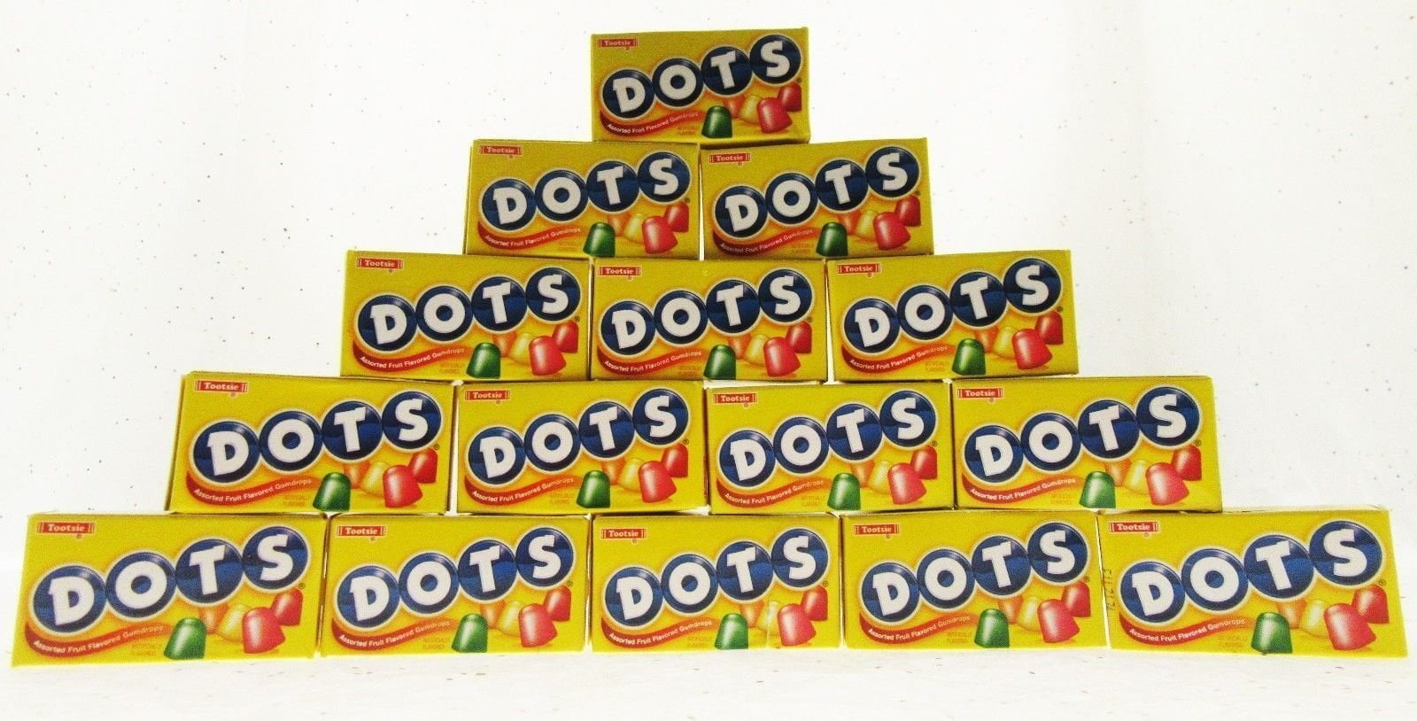 Dots Gum Drops, 15 Fun Size Boxes, Fruit Chewy Candy, 1oz Each ...