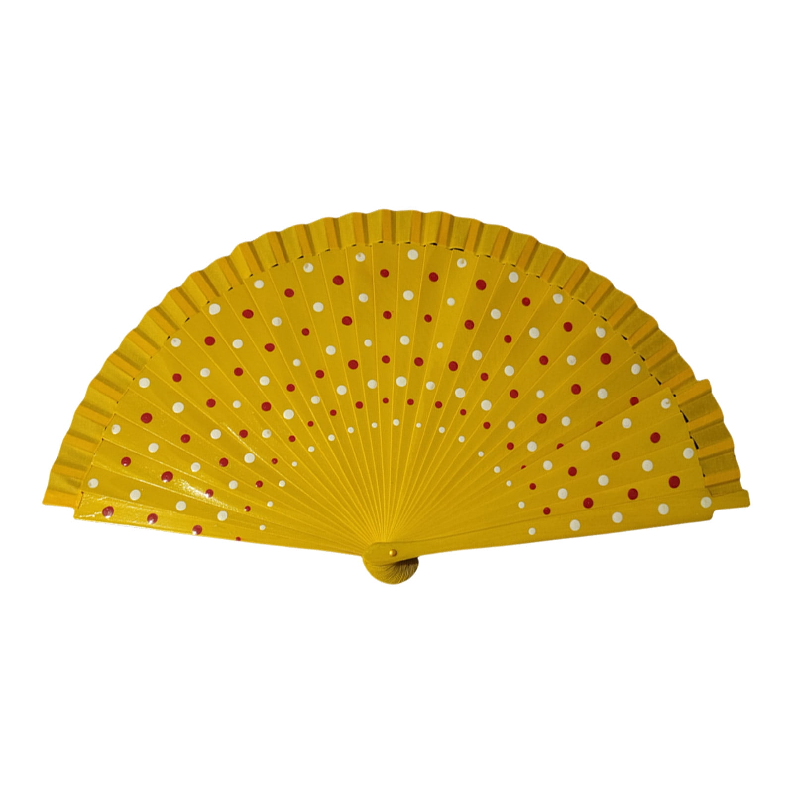 Dots Pattern Folding Fan Clothing Accessories Flamenco Spanish ...