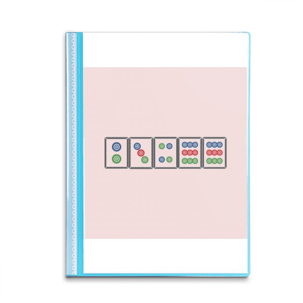 Dots Suit Mahjong Tiles Art Deco Fashion Book Sheet Protectors ...
