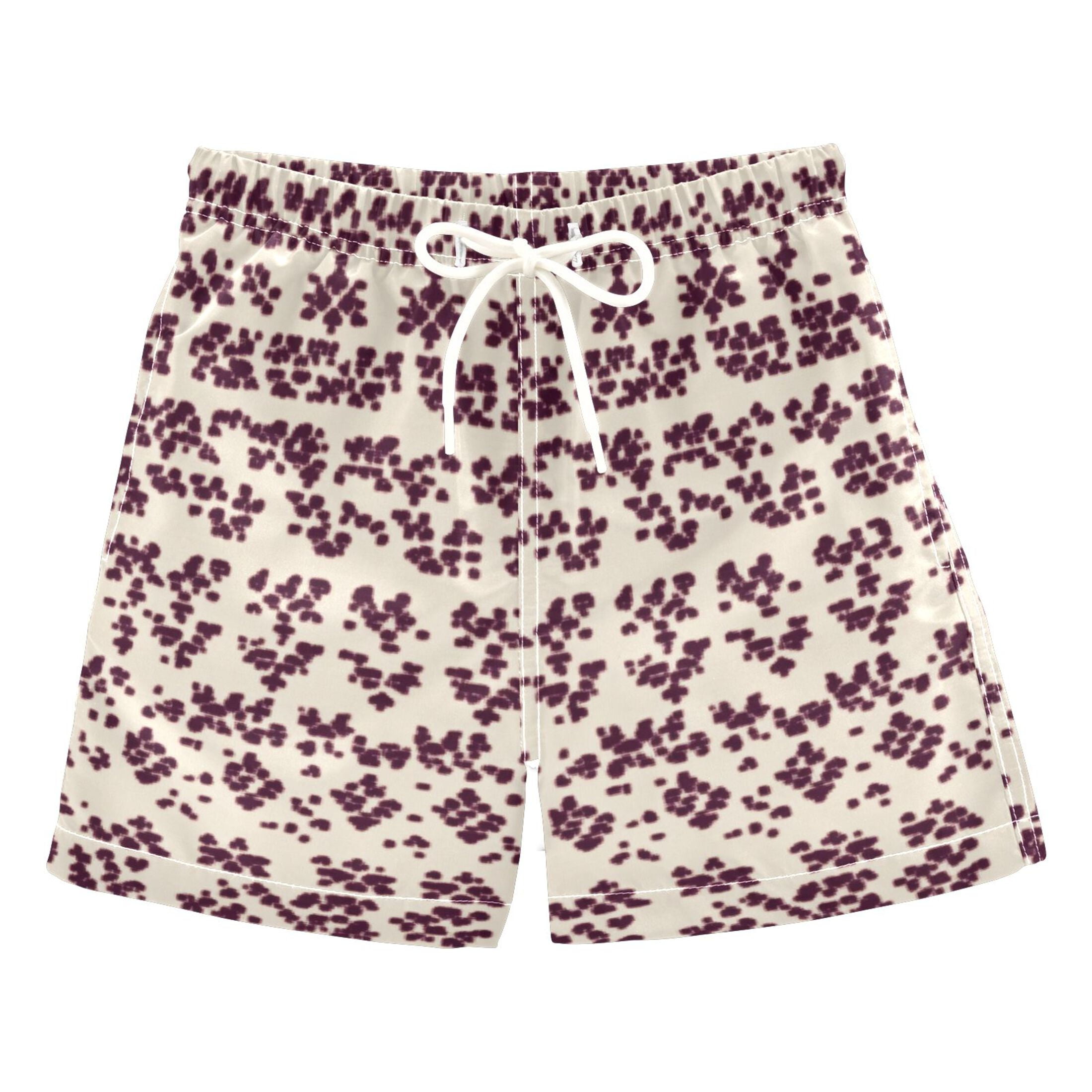 Dots To Form Shape Prints Boys Swim Trunks Quick Dry Boy Swim Shorts ...