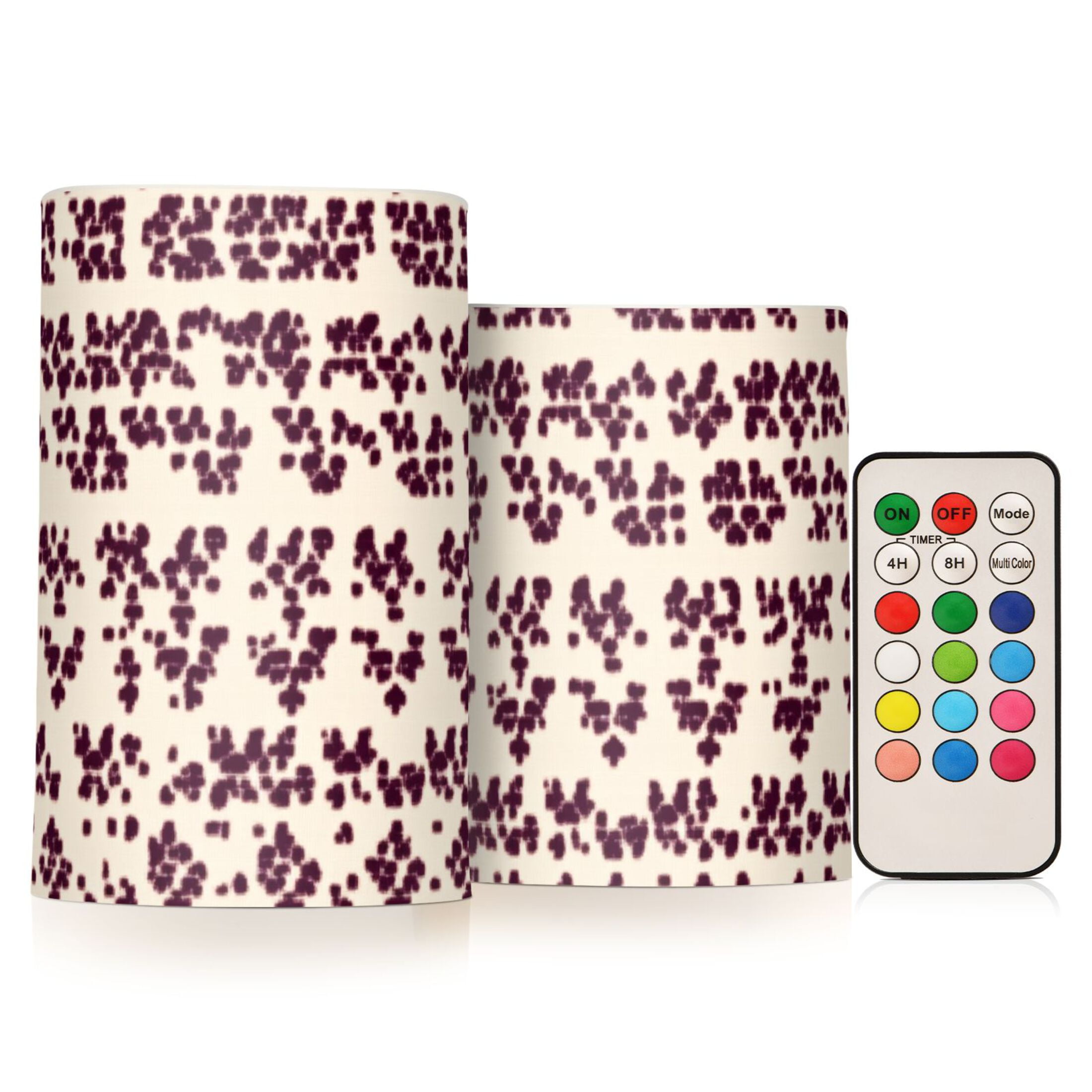 Dots To Form Shape Prints Flickering Flameless Candles Battery Operated ...