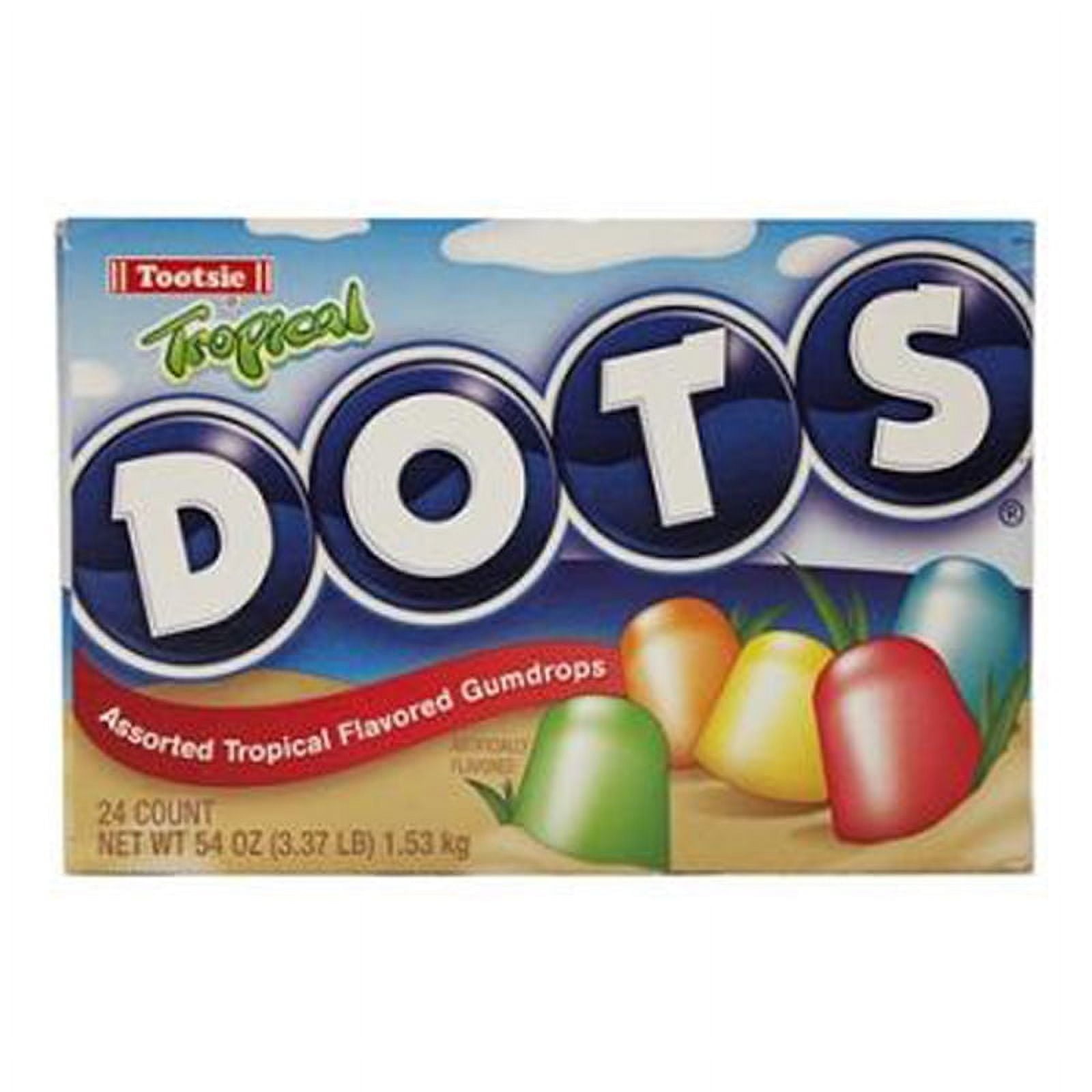 Dots Tropical Flavored Candy (Pack of 24) - Walmart.com