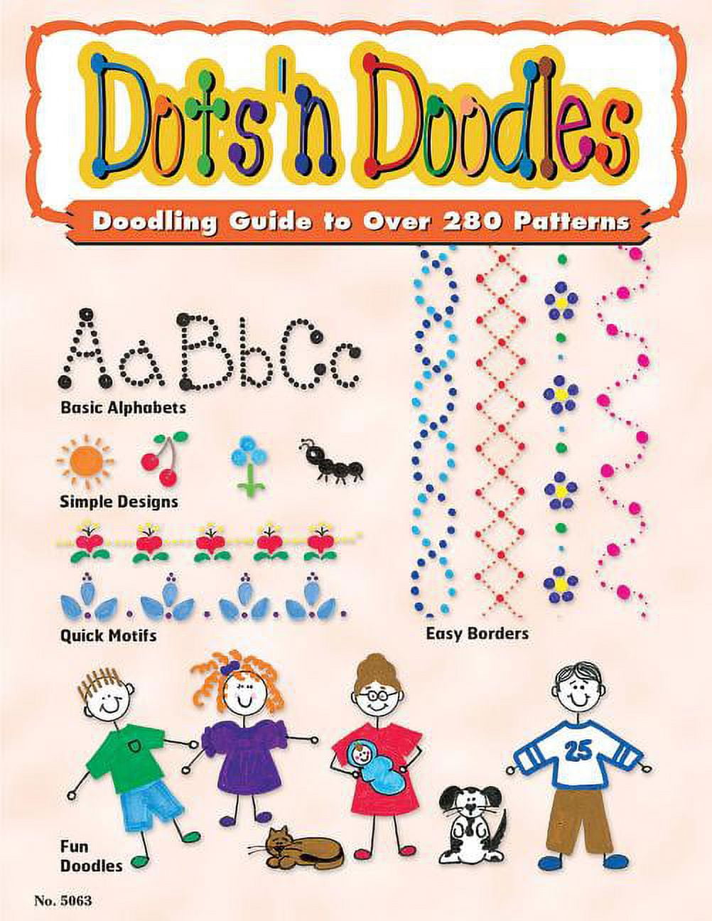 Dots 'n Doodles: Doodling Guide to Over 280 Patterns - Walmart.com