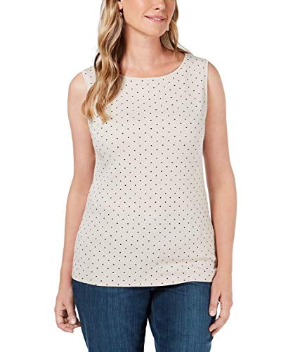 Dotted Boat-Neck Shell Pebble XS - Walmart.com