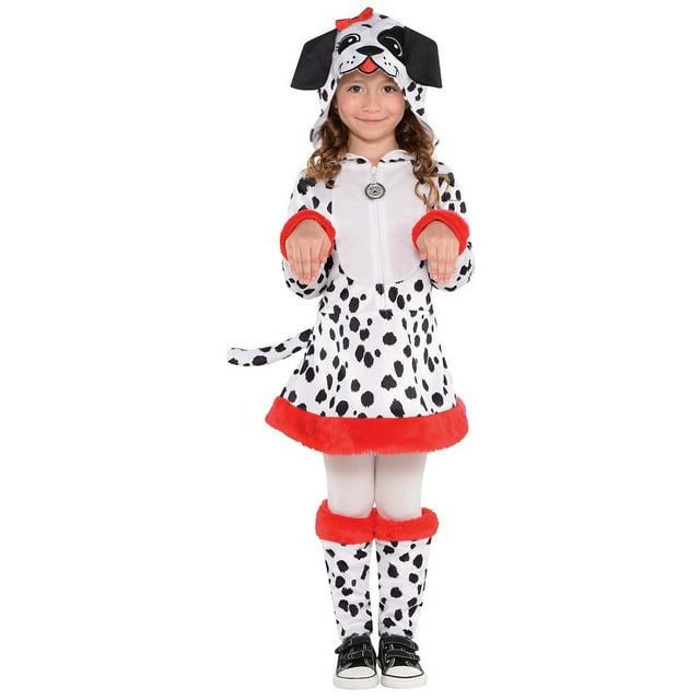 Dotted Doggy Dalmatian Girl Puppy Dog Animal Fancy Dress Halloween ...