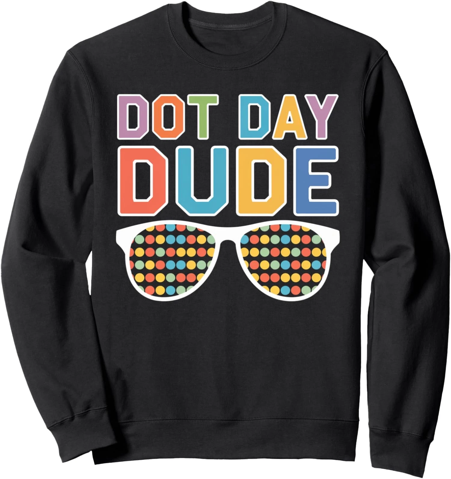 Dotted Dude Glasses Funny Design Quirky Silly Meme Playful Graphic ...