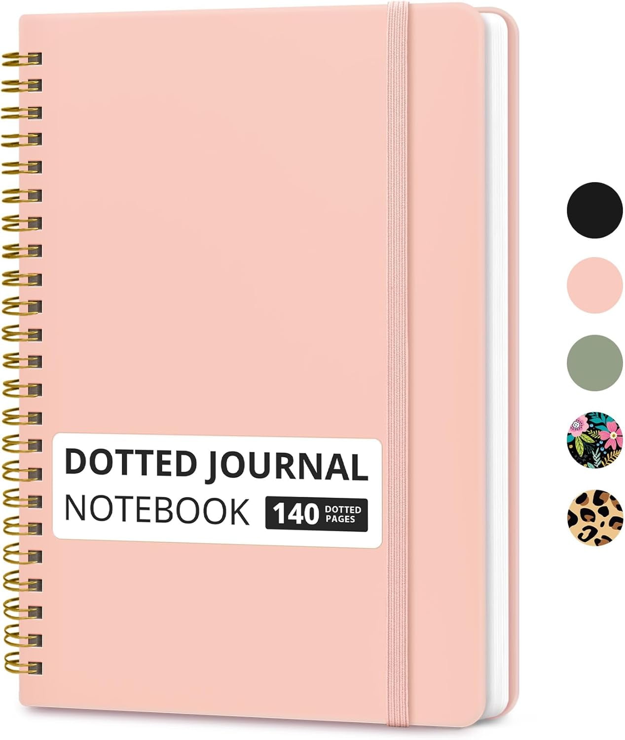 Spiral Journal Notebook for Women & Men, College Ruled Hardcover ...