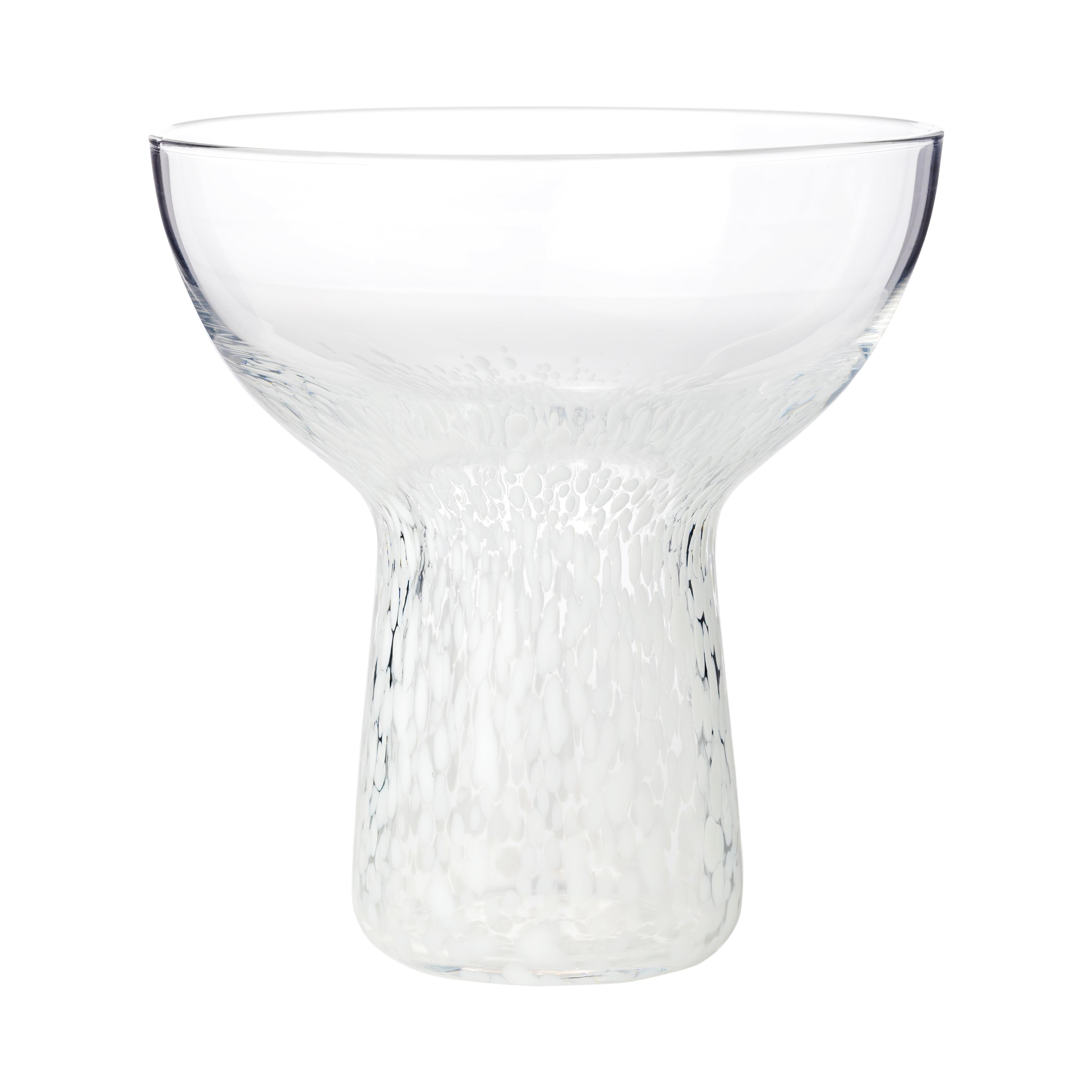 Dottie Clear White Dots Cocktail Glass - Set of 4 - Walmart.com