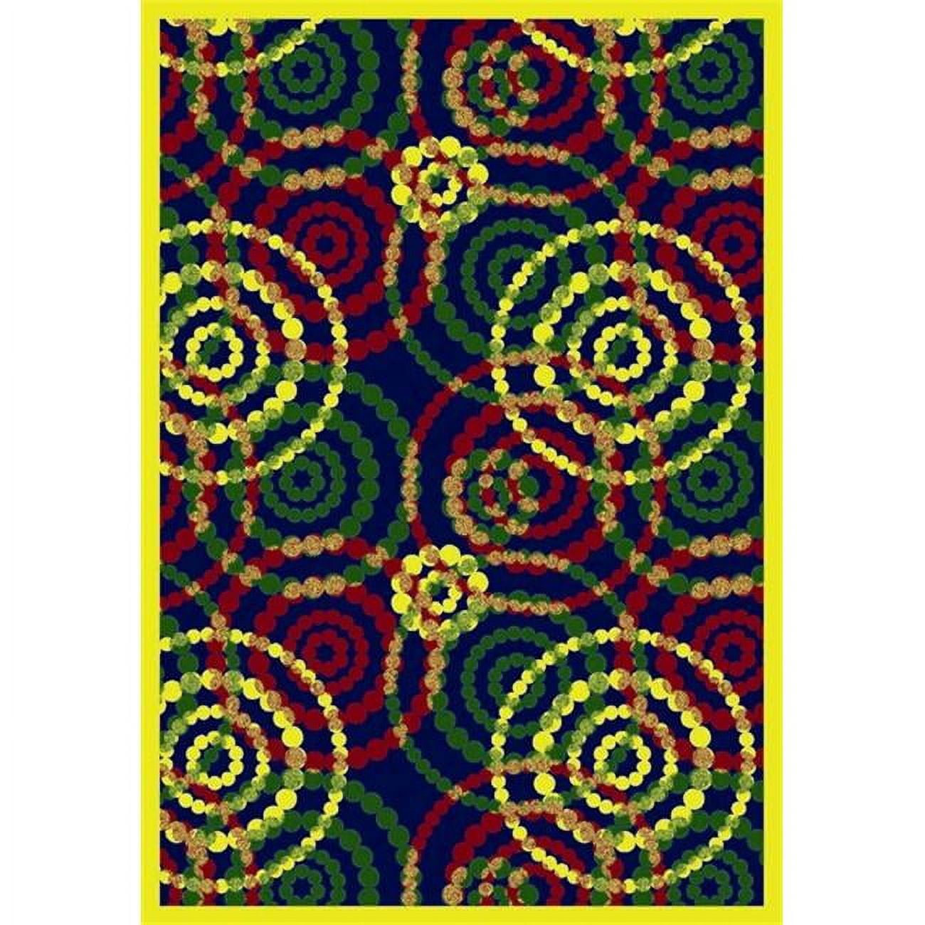 Dottie Rainbow 3 ft.10 in. x 5 ft.4 in. WearOn Nylon Machine Tufted ...