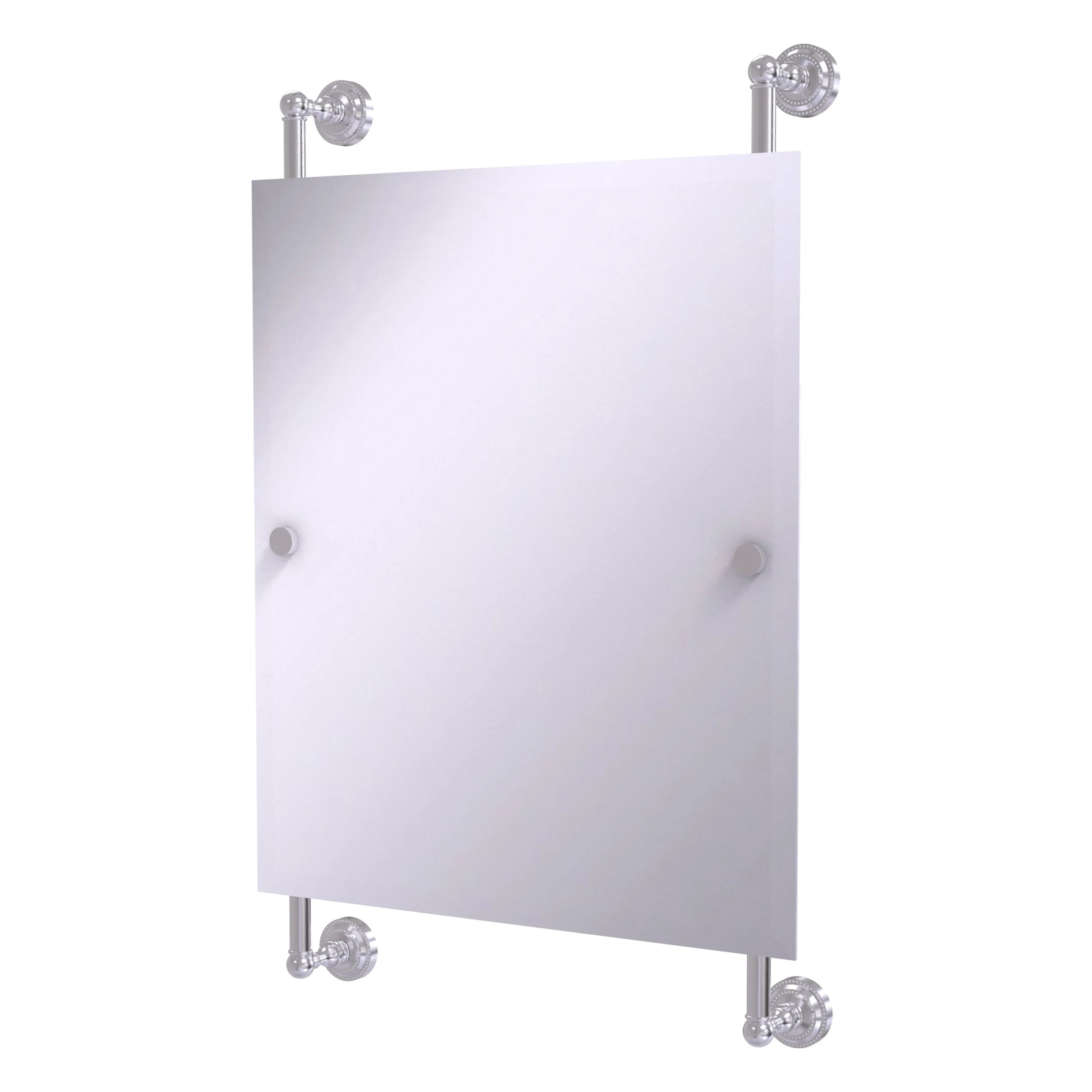Dottingham Collection Rectangular Frameless Rail Mounted Mirror in ...